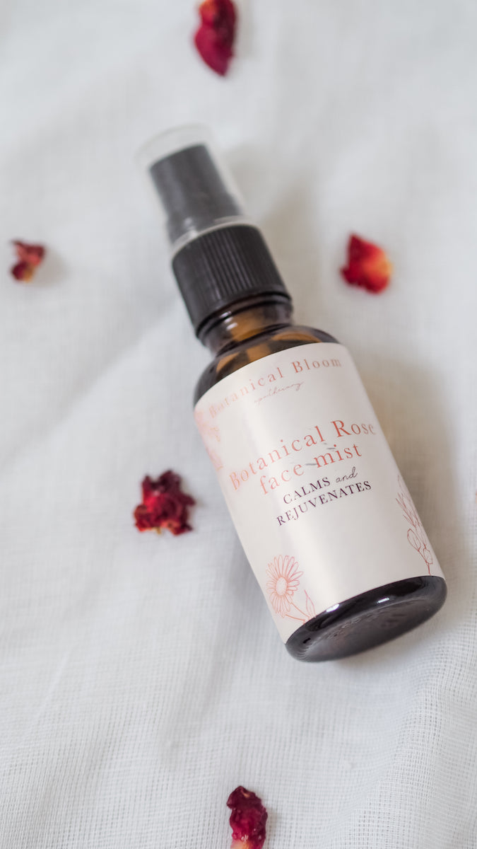 Botanical Rose face mist travel spray – Willow & Blossom Botanicals